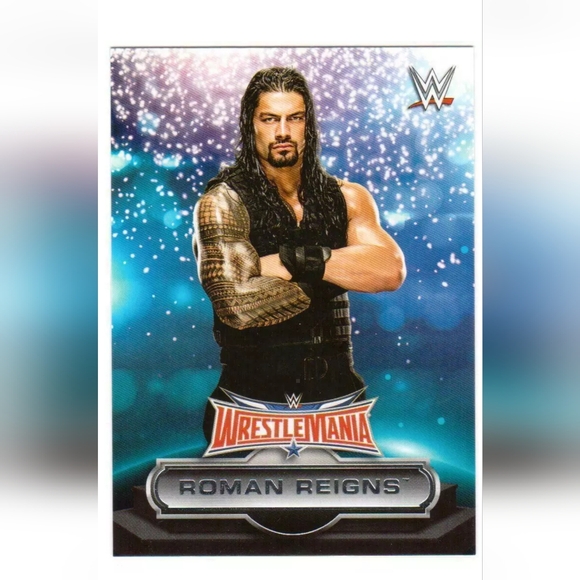 WWE | Toys | Roman Reigns Tribal Chief Wwe Wrestling Trading Card Wwe ...